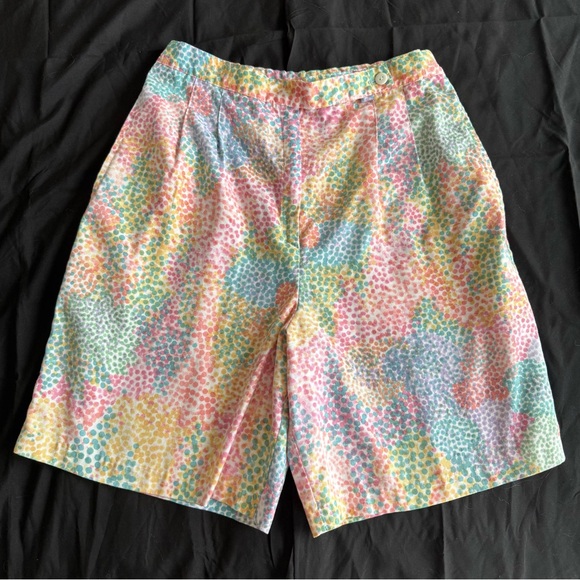 Vintage | Shorts | Vintage High Waisted Pastel Shorts | Poshmark